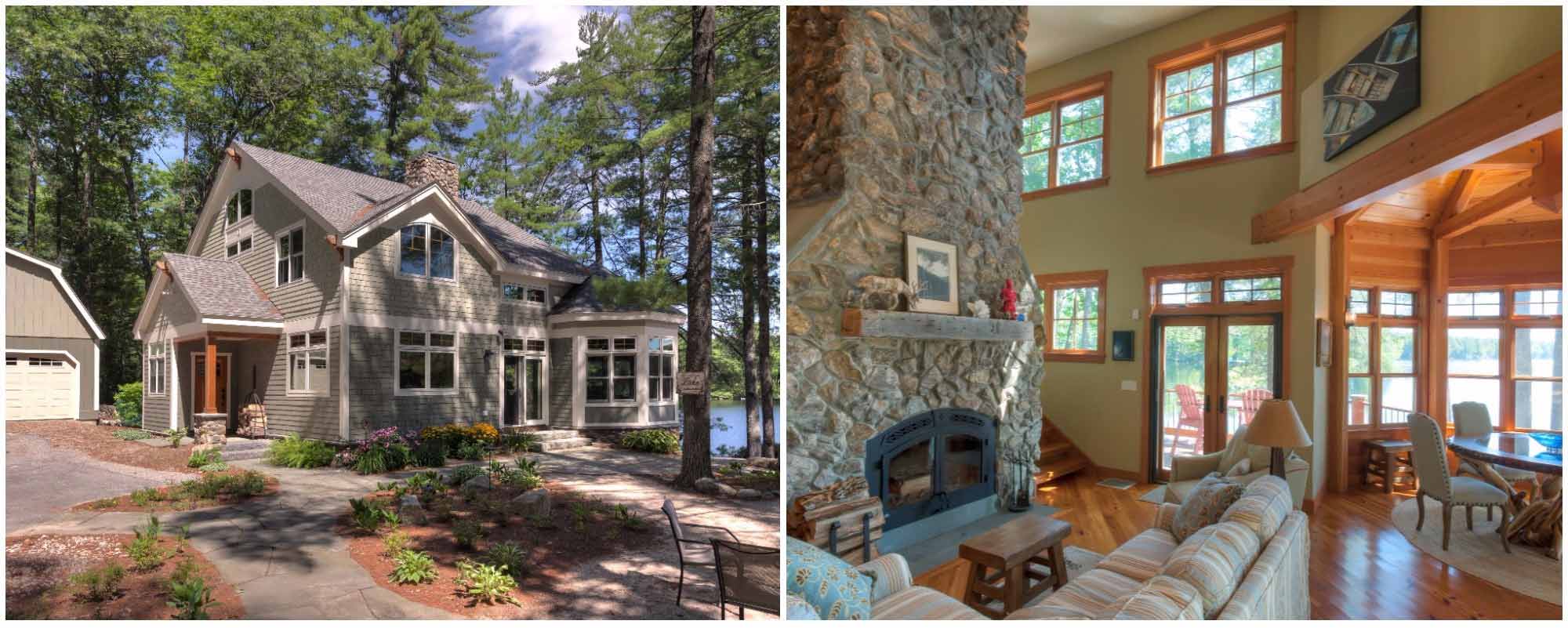 Lakeside Timber Frame Living - Check out these Davis Frame Homes!