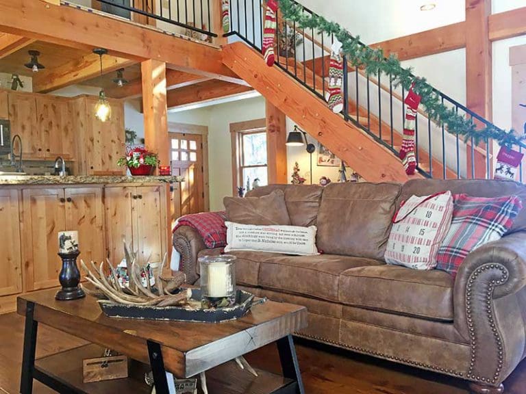 Home For the Holidays in a Timber Frame Home | Davis Frame Blog