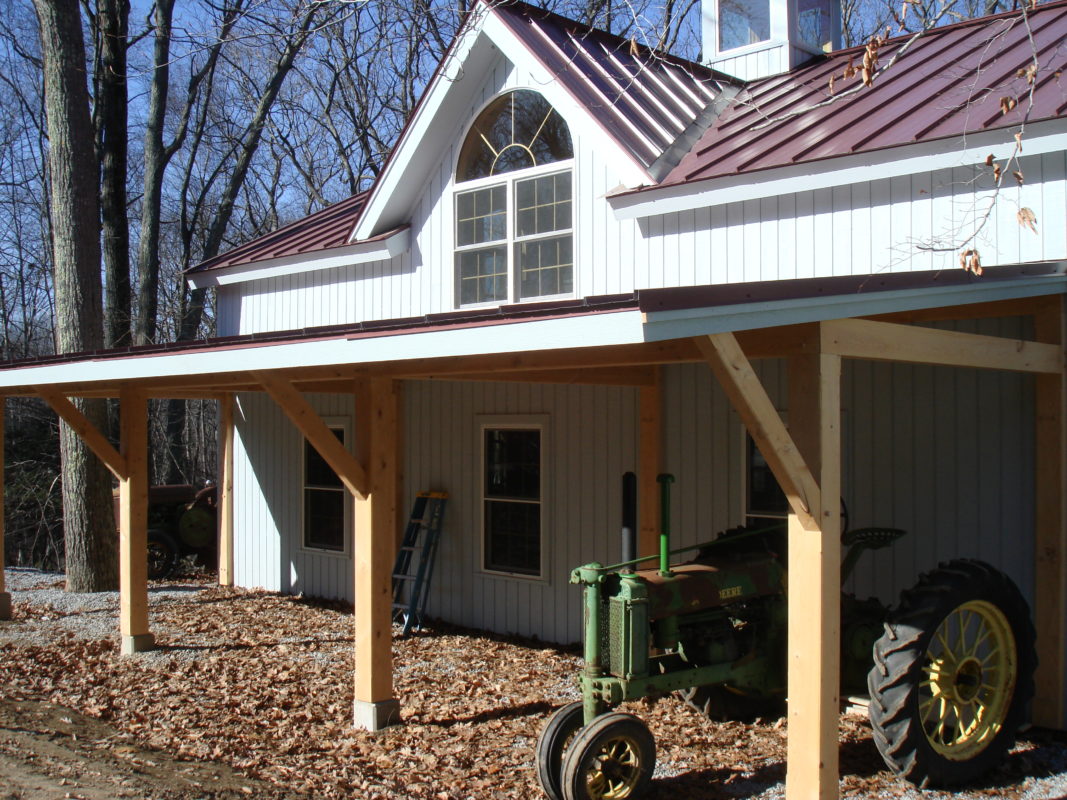 timber-frame-tractor-barn-1 | Davis Frame