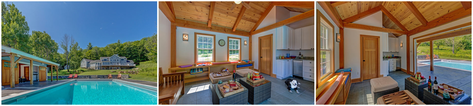 timber-frame-pool-house | Davis Frame