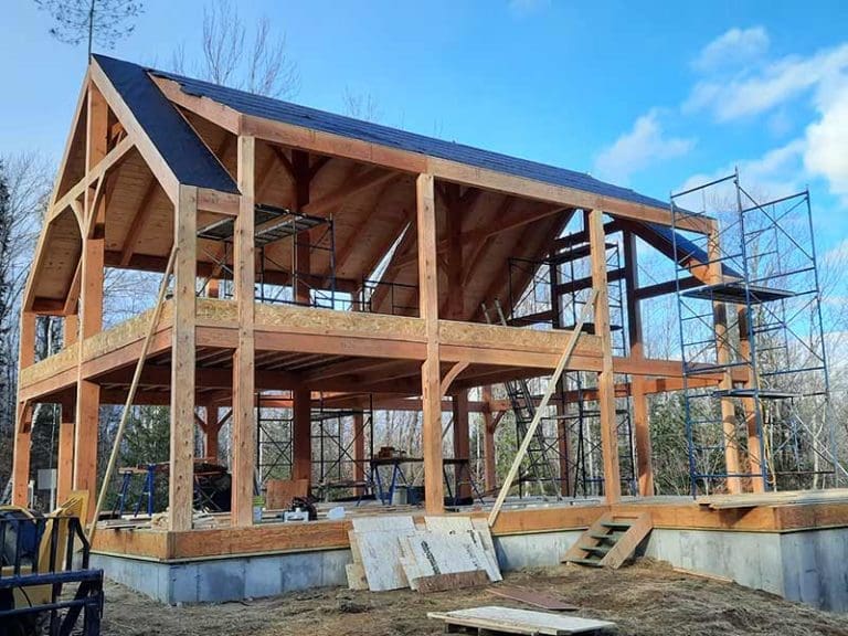 New Okemo Vermont Timber Frame Home | Davis Frame Blog